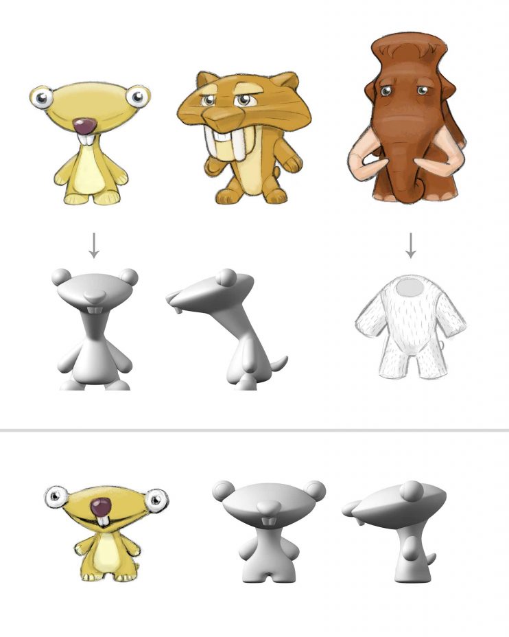 Ice Age Keychains